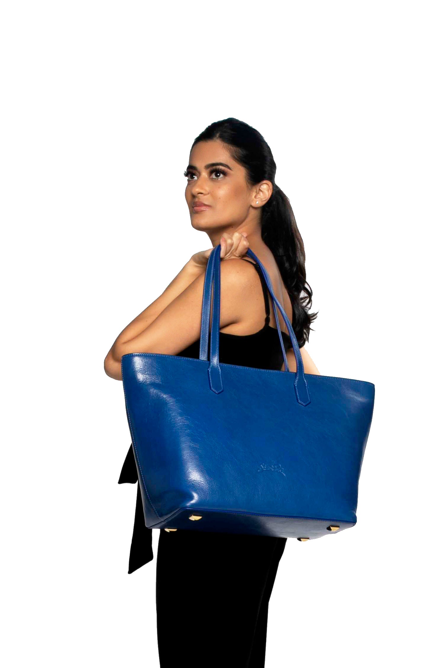 Manila All Purpose Carryall Tote Bag In Royal Blue | Silver & Riley